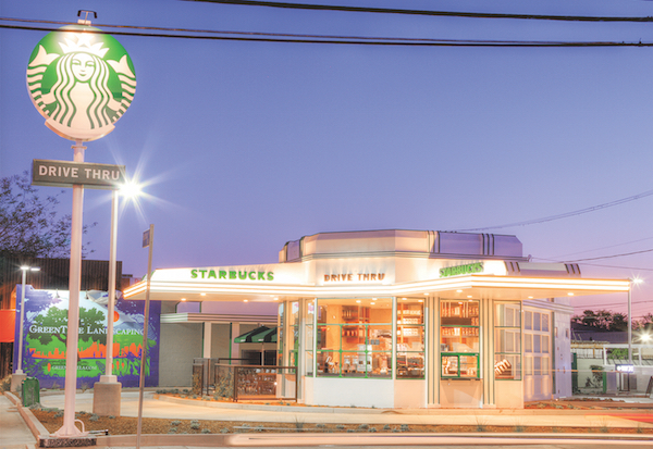 Repurposed fuel station example of preservation : Larchmont Chronicle