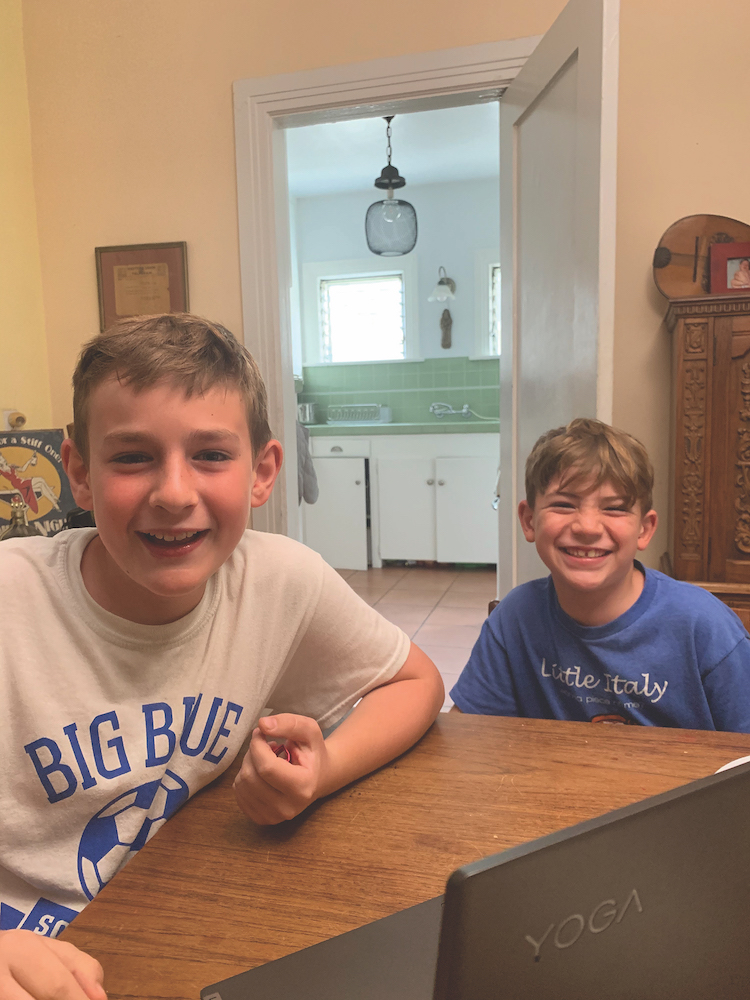 With social distancing decree, families begin work-from-home ...