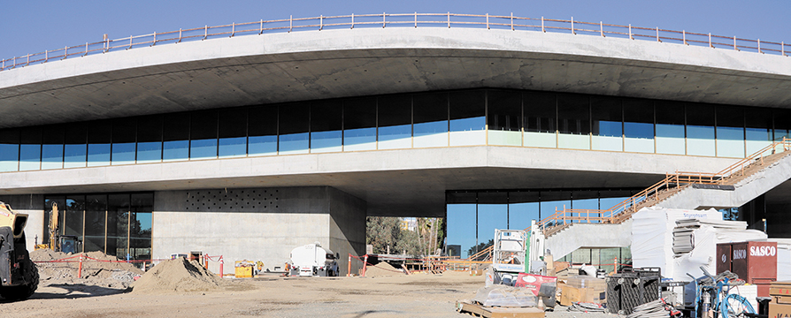 LACMA’s David Geffen Galleries building 90 percent complete : Larchmont ...